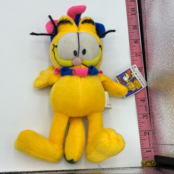 Vintage | Toys | Vintage Nanco Garfield Jester Stuffed Animal Plushie ...